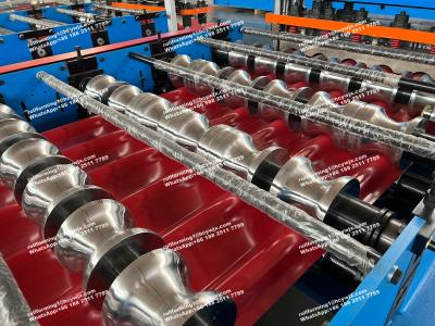 China Herstellen von Dachfliesenformmaschine/Glasfliesenmaschine/Steelfolie Rollformmaschine zu verkaufen