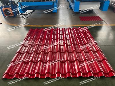China Herstellen von Dachfliesenformmaschine/Glasfliesenmaschine/Steelfolie Rollformmaschine zu verkaufen