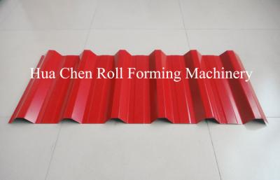 China PPGI-Stahl zwei Schicht-gewölbte Dach-Schneidemaschine zu verkaufen