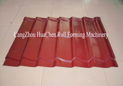 Chine Petit pain en acier solide de double couche de Metrocopo d'axe formant la machine 1250mm pour la tuile de toit à vendre