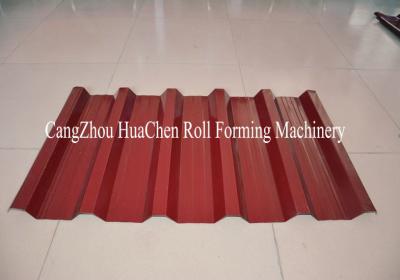 Chine Petit pain en acier solide de double couche de Metrocopo d'axe formant la machine 1250mm pour la tuile de toit à vendre