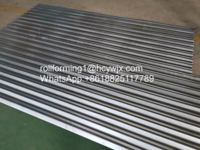 China rollo acanalado del barril de 0.13m m que forma la máquina 4 metros en venta