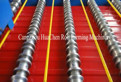 China 1.25M Width Metal Profiling Wall Panel Roll Forming Machine With Hydraulic Precut for sale