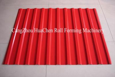 China 1.25M Width Metal Profiling Wall Panel Roll Forming Machine With Hydraulic Precut for sale