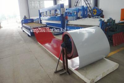 China Rollo esmaltado automático hidráulico de la teja que forma el modelo especial de la máquina para el chalet en venta