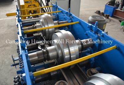 China Single Chain Transmission 7.5Kw  Door Frame Rolling Forming Machine , Galvanized Frame Panel for sale