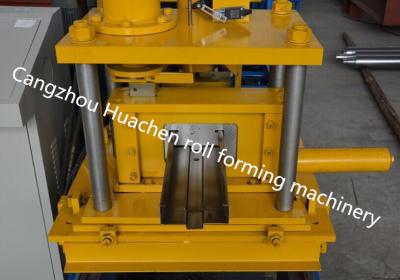 China Single Chain Transmission 7.5Kw  Door Frame Rolling Forming Machine , Galvanized Frame Panel for sale