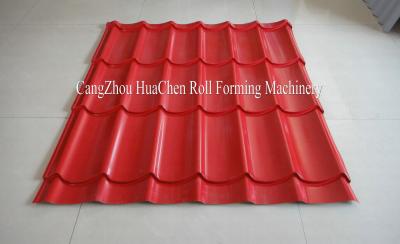 China Rollo de la teja del esmalte del chalet de la alta precisión que forma la máquina 1220m m con 15 rodillos de la fila en venta