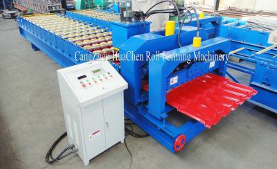 China Rollo de la teja del esmalte del chalet de la alta precisión que forma la máquina 1220m m con 15 rodillos de la fila en venta