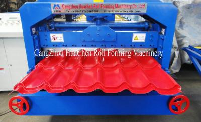 China Rollo de la teja del esmalte del chalet de la alta precisión que forma la máquina 1220m m con 15 rodillos de la fila en venta