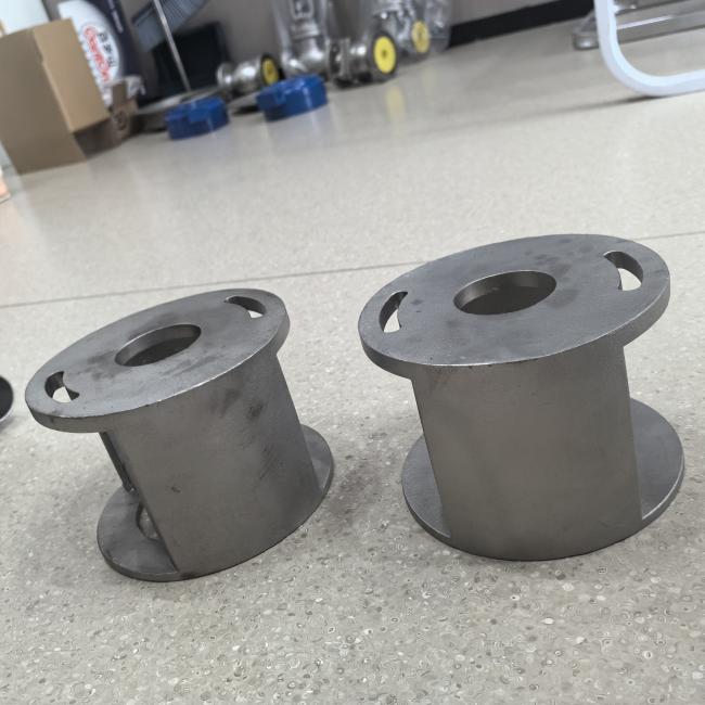 Finished stainless steel pump parts with polished surface