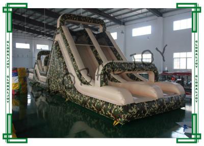 China Camouflage Volwassen Opblaasbare Dia Duurzaam voor Team Opleidingsspelen Te koop