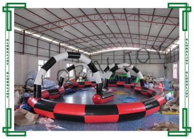 Cina gioco gonfiabile di sport del PVC di 0.9mm, pista di corsa gonfiabile all'aperto in vendita