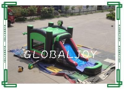 China 100% van de het Geteerde zeildoek de Opblaasbare Dia van pvc Commerciële Opblaasbare Droge Dia Te koop
