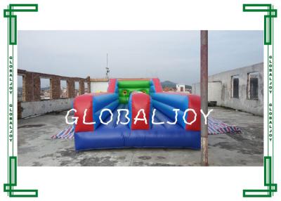 Chine Le logo imprimant la course gonflable de bungee à vendre le bungee de ruelles deux fonctionnent pour le jeu de sport à vendre