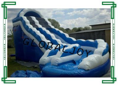 China De drievoudige dia van het steeg reuze volwassen opblaasbare water met pool Te koop