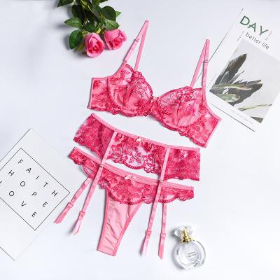 Κίνα Lingerie πλέγματος δαντελλών Nighty κοίλο προκλητικό Floral Lingerie κεντητικής προς πώληση