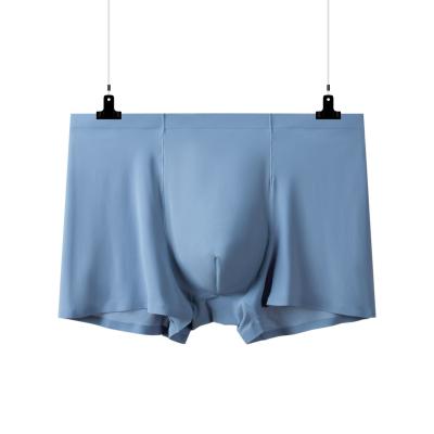 Chine Le boxeur des hommes viables donne des instructions les sous-vêtements sans couture en soie de la glace des hommes jetables de troncs à vendre