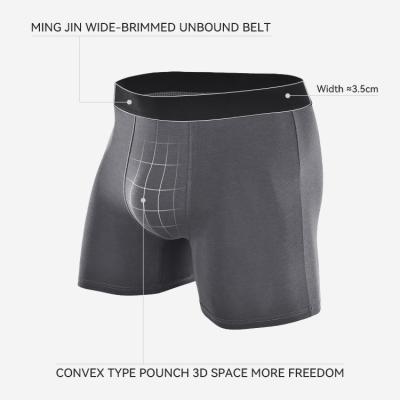 Chine Logo personnalisé Des sous-vêtements en coton pour hommes Plus taille Boxer breathable à vendre
