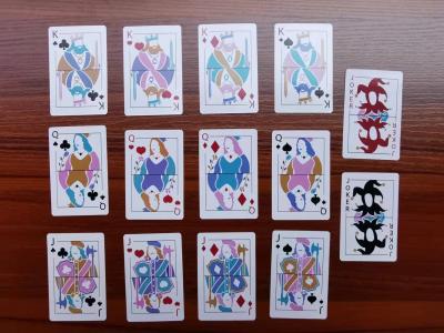 Cina Eco su ordinazione 300gsm amichevole C2S Art Paper Poker Cards 57x87mm in vendita