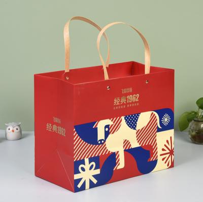 Cina borse di Matt Laminated Firm Coated Paper dei sacchetti della spesa di carta kraft di 250gsm in vendita