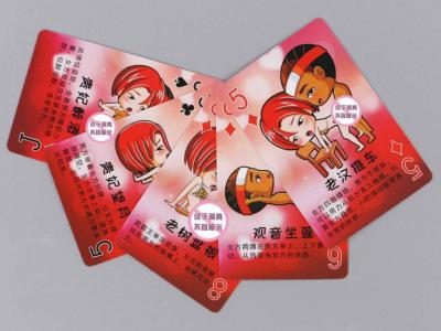 Cina Adulti stampati su ordinazione 52 speciali delle carte da gioco progettati per gli amanti in vendita