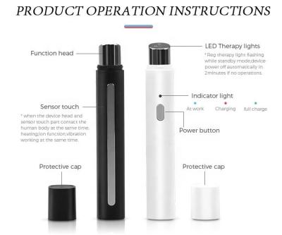 중국 USB 플러그 노화 방지 따뜻한 마사지 눈 마사지 펜 판매용