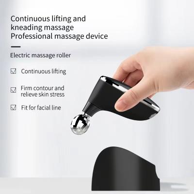 중국 2024 뷰티 머신 HAND HELD USB 플러그 타입 4D 마이크로 커런트 얼굴 마사저 롤러 얼굴 판매용