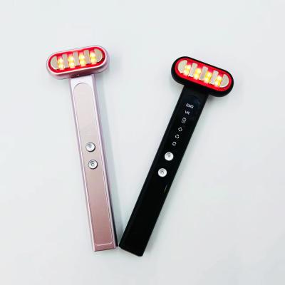 Chine Mini appareil de beauté pour les yeux Les yeux verts Ems Masseur facial vibrant pour les yeux pour éliminer les rides à vendre
