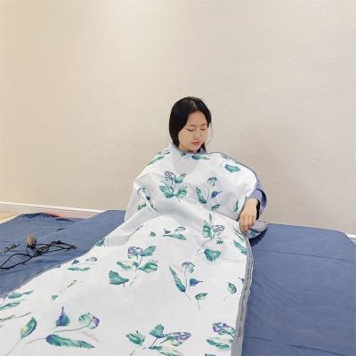 Chine Couverture de sauna portable infrarouge personnalisable avec tension 110V-240V et tissu Oxford à vendre