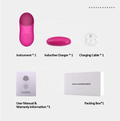 Chine Nettoyeur de pores Silicone lavage du visage brosse à éplucher Exfolier USB Charge IPX6 étanche à vendre