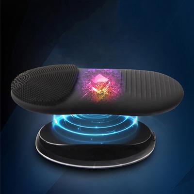 Chine Nettoyeur de brosses pour le visage Étiquette privée Détoxifiant des casques noirs Nettoyage du visage Brosse électrique à vendre