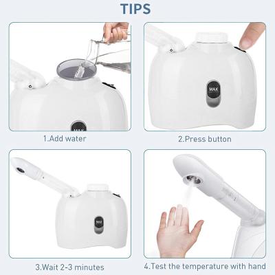 Chine 150-200ml de capacité de réservoir de vapeur de spa pour le visage pour le nettoyage en profondeur et les soins de la peau contrôlés par application à vendre