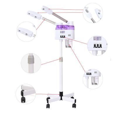 Chine Salon de beauté portable avancé Vapor facial à ozone électrique avec ampoule en blanc à vendre