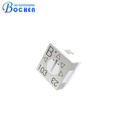 Chine 3314J 10k Ohm 4mm à tour unique Carré Potentiomètre de découpage Cermet à vendre