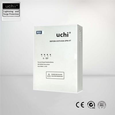 China AC 180V Surge Box Protector Imax 200kA Wire Connection 350x260x130mm for sale