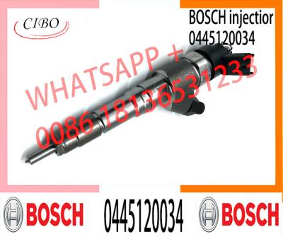China Common Rail Diesel Fuel Injector 0445120033 0445120034 With DLLA150P1345 F00RJ01222 For Diesel Engine Tested for sale