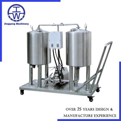 Cina 50L - attrezzatura CIP mobile di 500L CIP con il controllo della pressione di temperatura della ruota in vendita