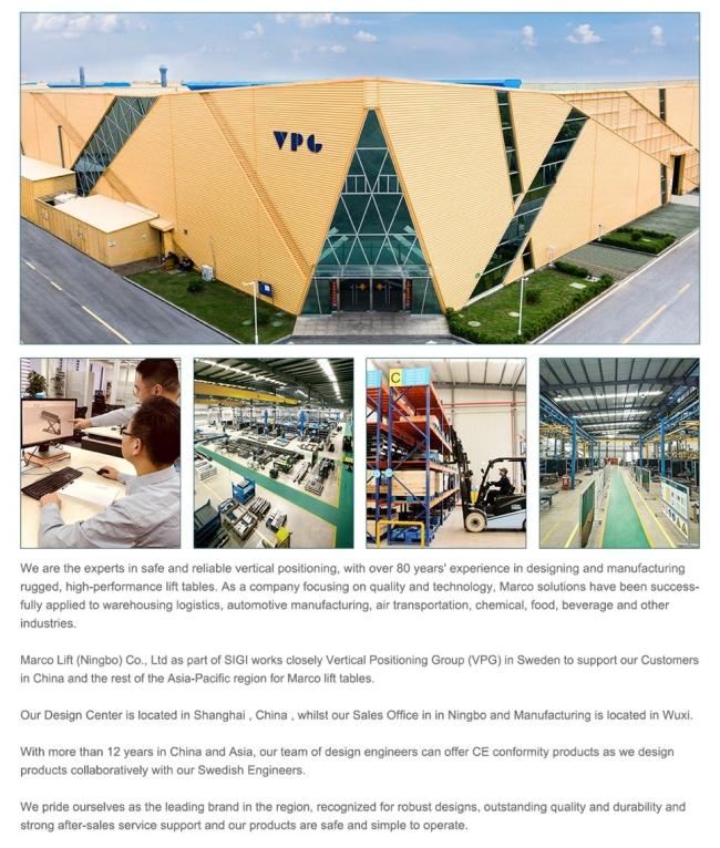 Loading Dock Table with Handrail and Loading Flap for Loading and Unloading