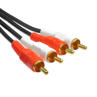 Cina Testa rossa e bianca del doppio di 1.5M Audio Cable 2RCA in vendita