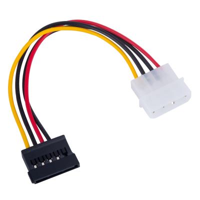 Cina Cavo di alimentazione elettrica dell'adattatore del disco rigido del cavo dell'adattatore di potere di Pin HDD di SATA 4 Pin IDE To 15 in vendita