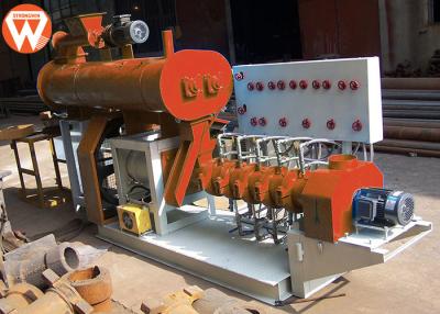 中国 800KG/H 55KWの魚は機械、鋼鉄低雑音の魚の餌の押出機の作成に与えます 販売のため