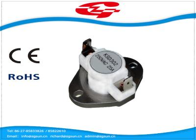 中国 250v 15a AC予備品のBiの金属のサーモスタットの温度調節器 販売のため