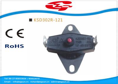 Cina Termostato del disco della rottura del ripristino manuale di serie KSD302/termostato metallo della Bi per protezione contro il calore in vendita