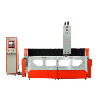 Cina Have marble and granite stone slabs cut edge CNC polishing machine GSY-3015B for countertops in vendita