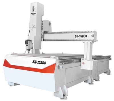 Cina Building Material Stores New Listing High Quality Vertical Cutting Lime Wood CNC Router 4 Axis For Processing Bar Counters in vendita
