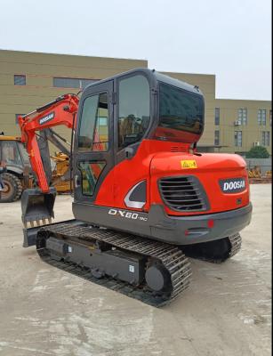 Cina Doosan Crawler Dx60-9c 5 tonnellate 6 tonnellate mini scavatore usato in vendita in vendita