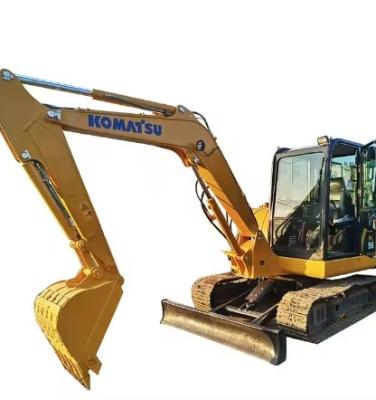 Cina Crawler Used Komatsu Pc 56-7 Escavatore giallo in vendita