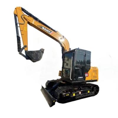 Cina 55.4KW Usato Sany SY75CPro Crawler Excavator Machine Peso 7500 KG in vendita