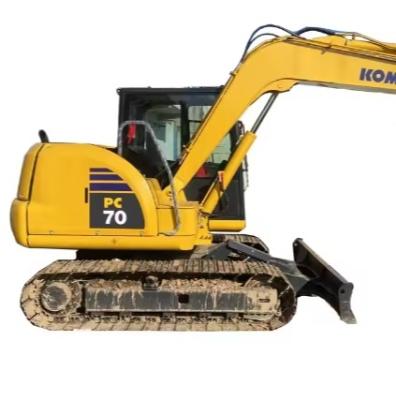 Cina Excavator di scrofa usato multifunzione Giappone Komatsu 70 7 tonnellate scavatore eccellente prestazione Komatsu Pc 70 in vendita